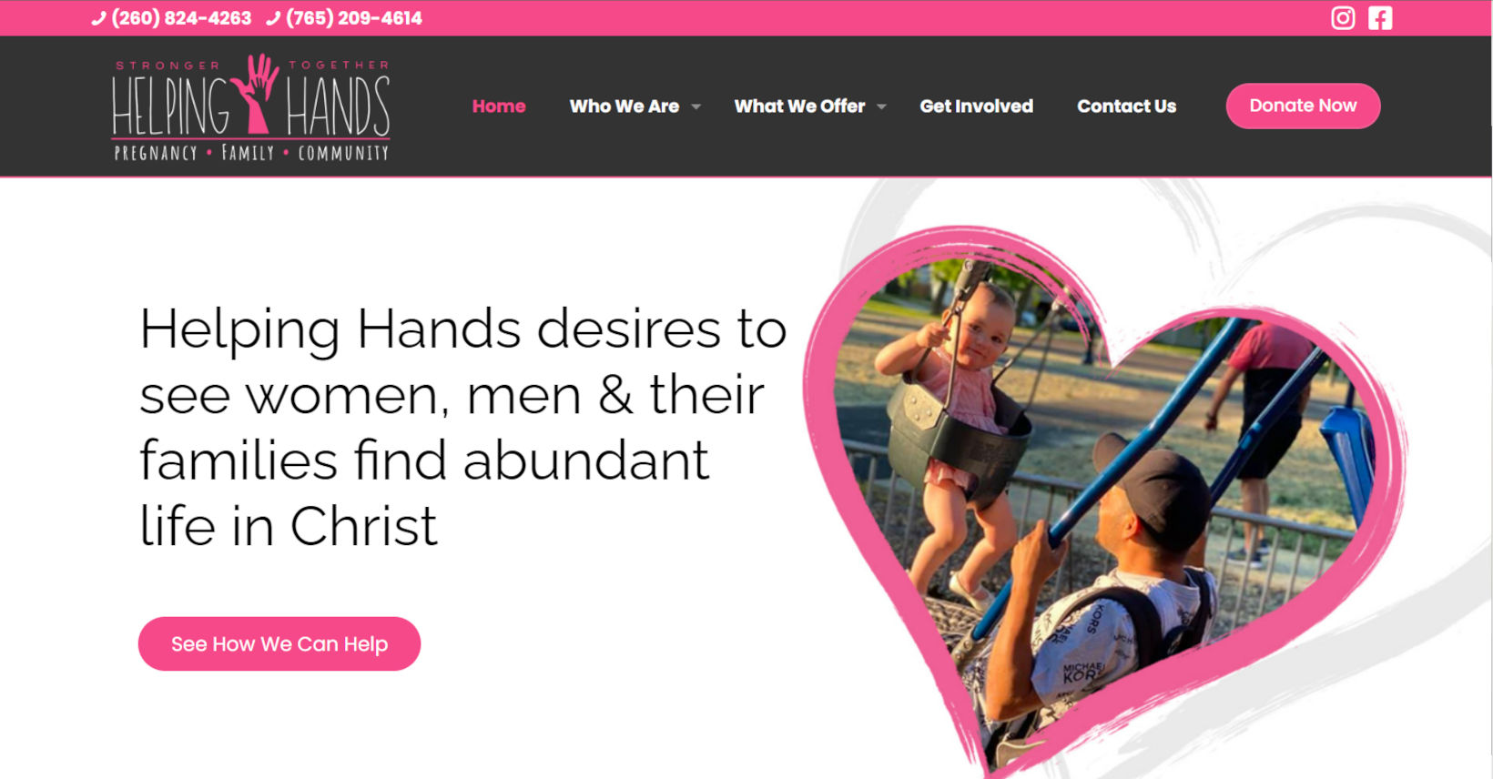 What We Offer - Helping Hands - Stronger Together